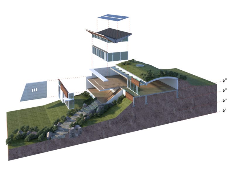 Underground House Addition - Paul Lukez Architecture