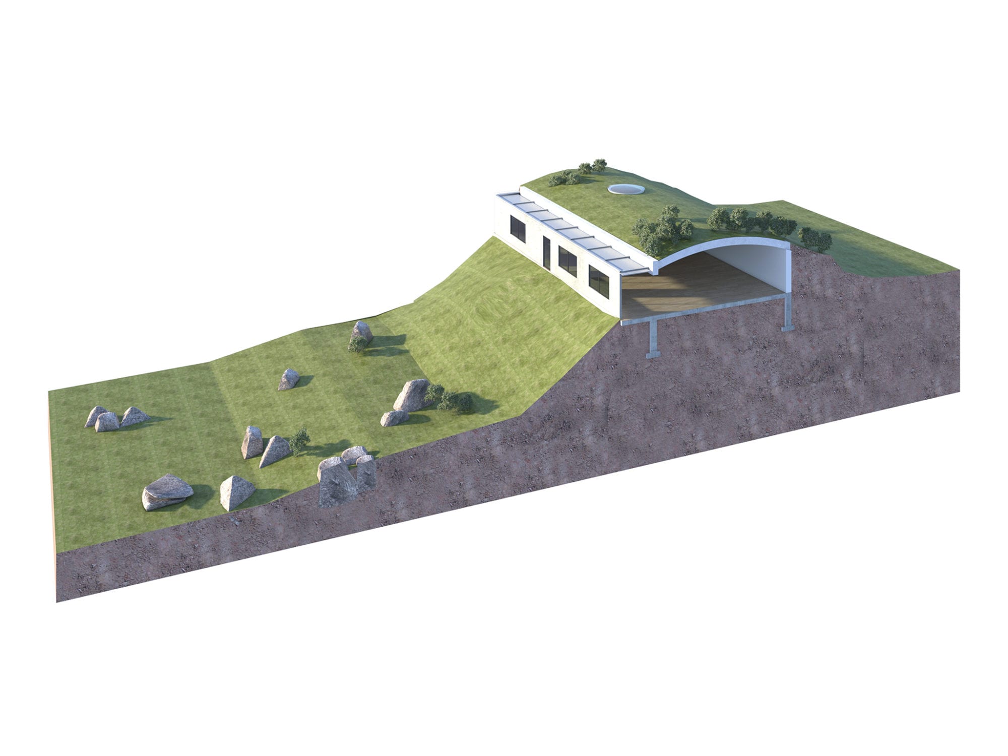 Underground House Addition - Paul Lukez Architecture