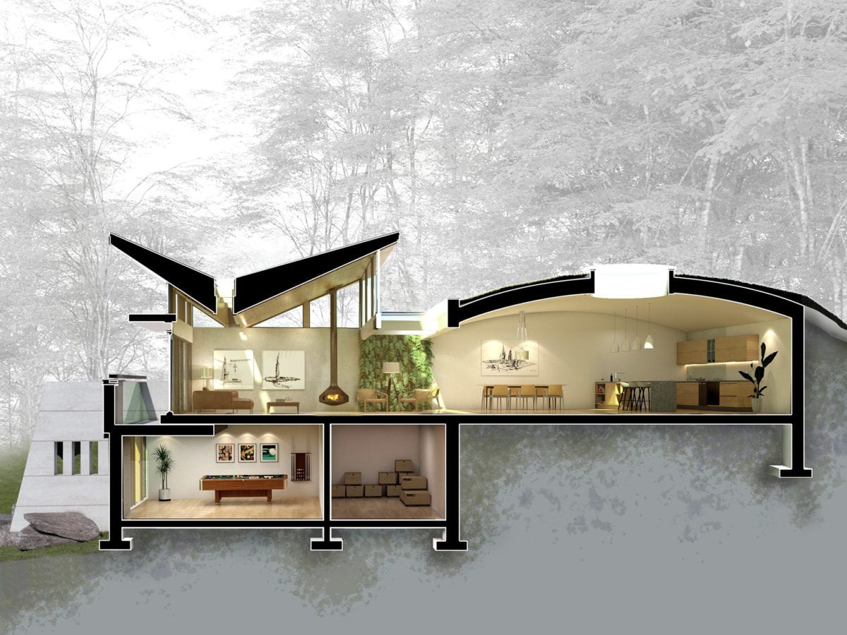Underground House Addition - Paul Lukez Architecture