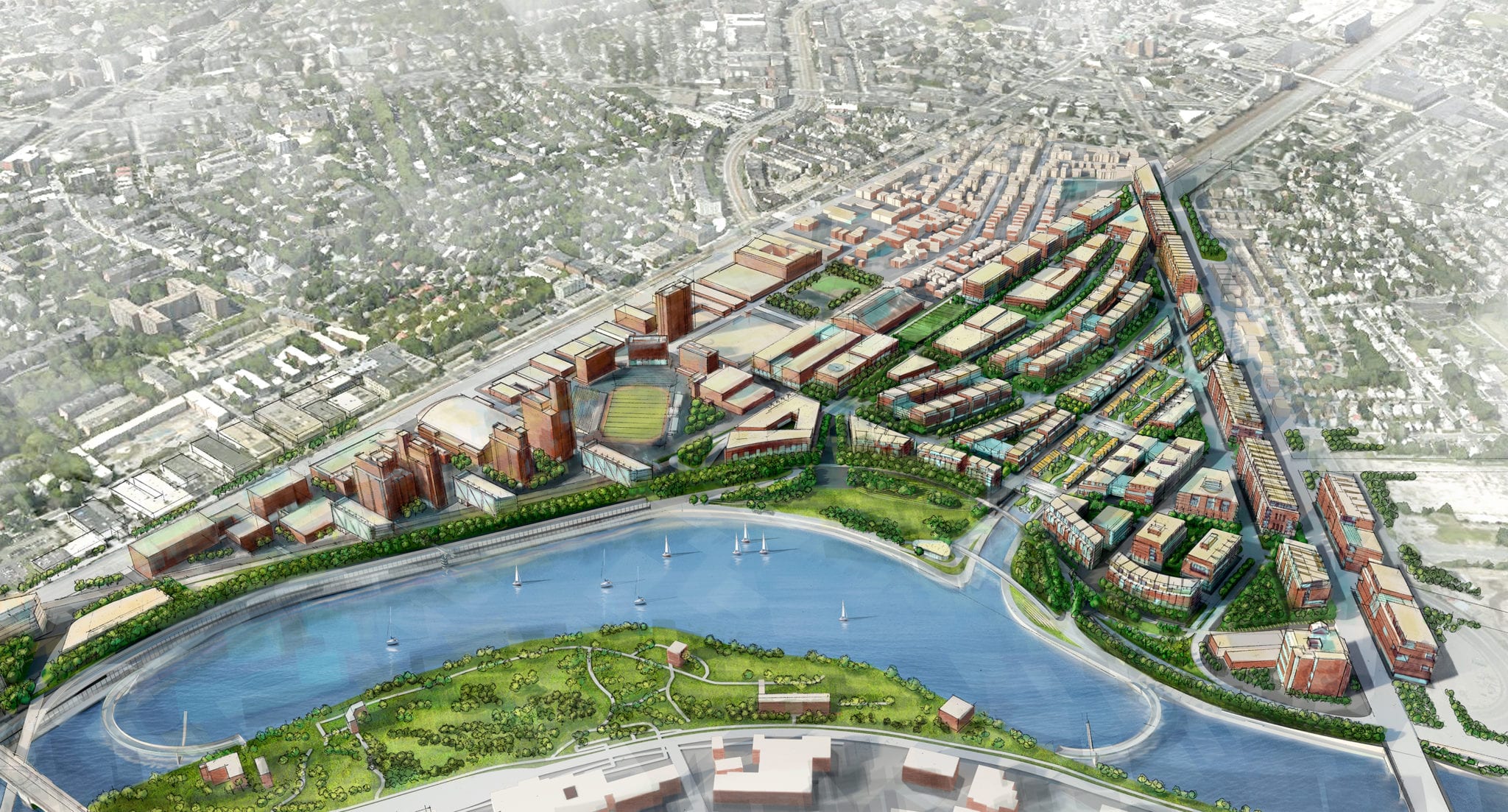 Allston Landing Reimagined - Paul Lukez Architecture