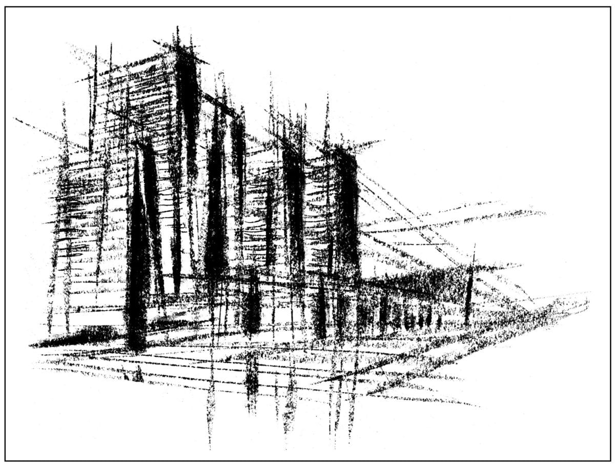 Charcoal Studies - Paul Lukez Architecture
