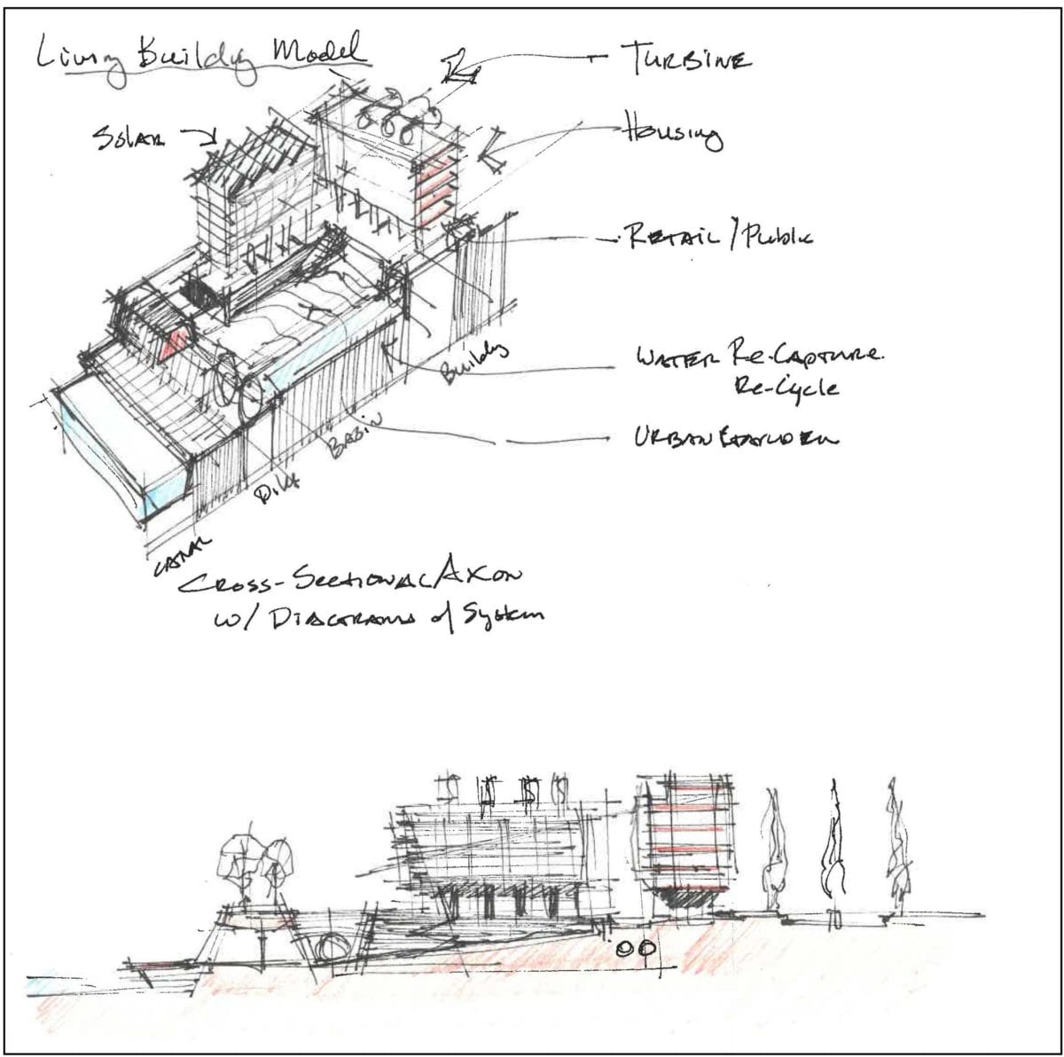 Design Process Sketches - Paul Lukez Architecture