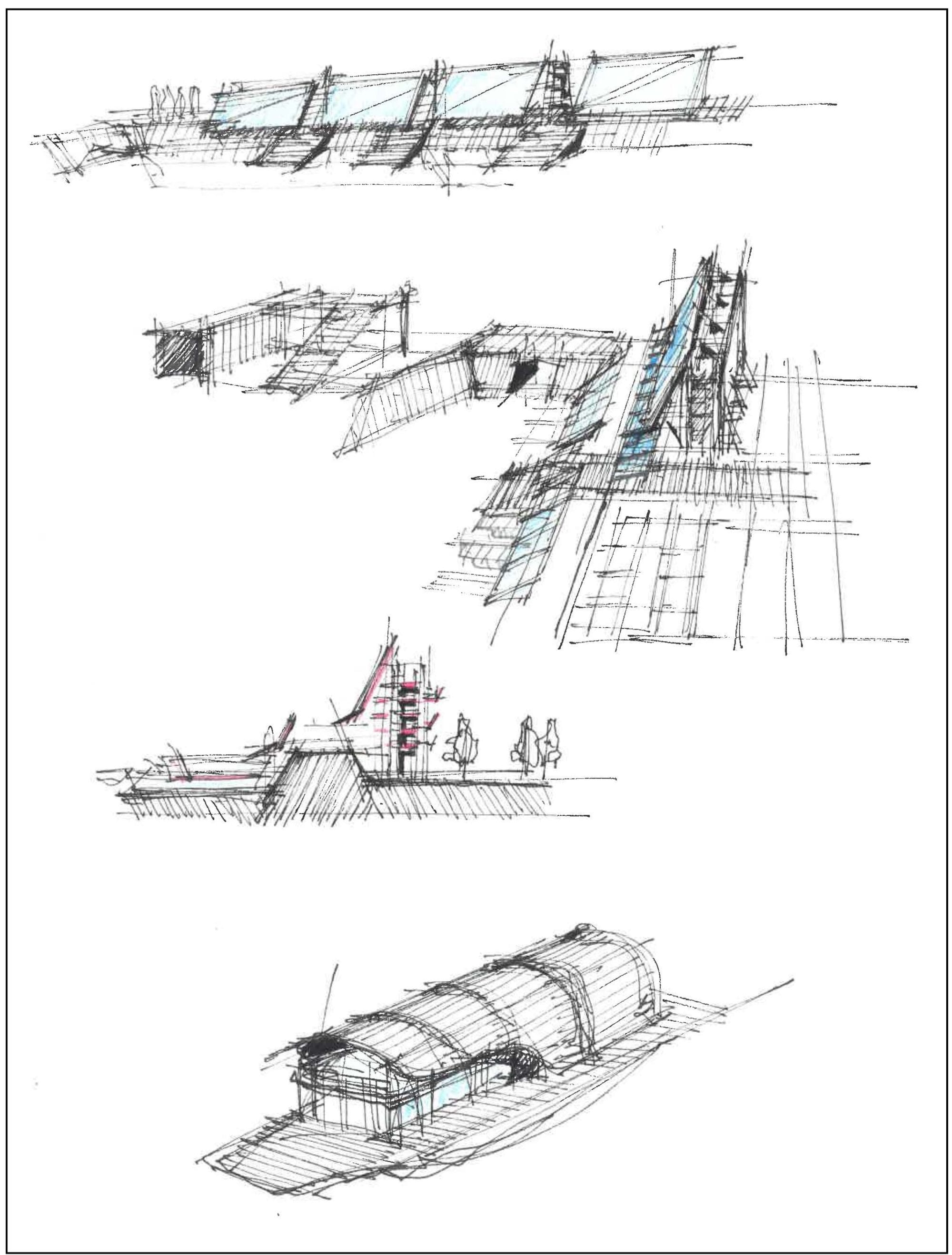 Design Process Sketches - Paul Lukez Architecture