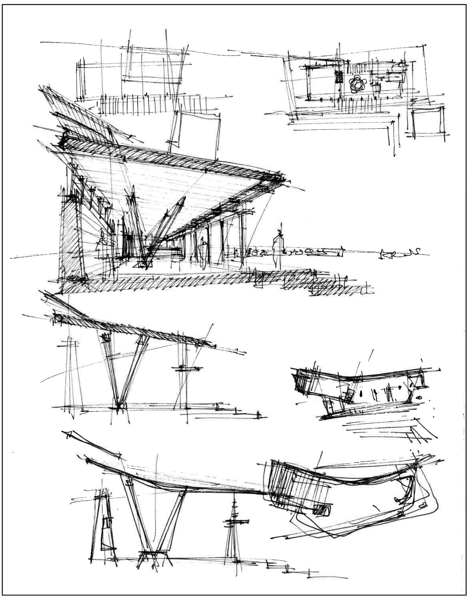 Design Process Sketches - Paul Lukez Architecture