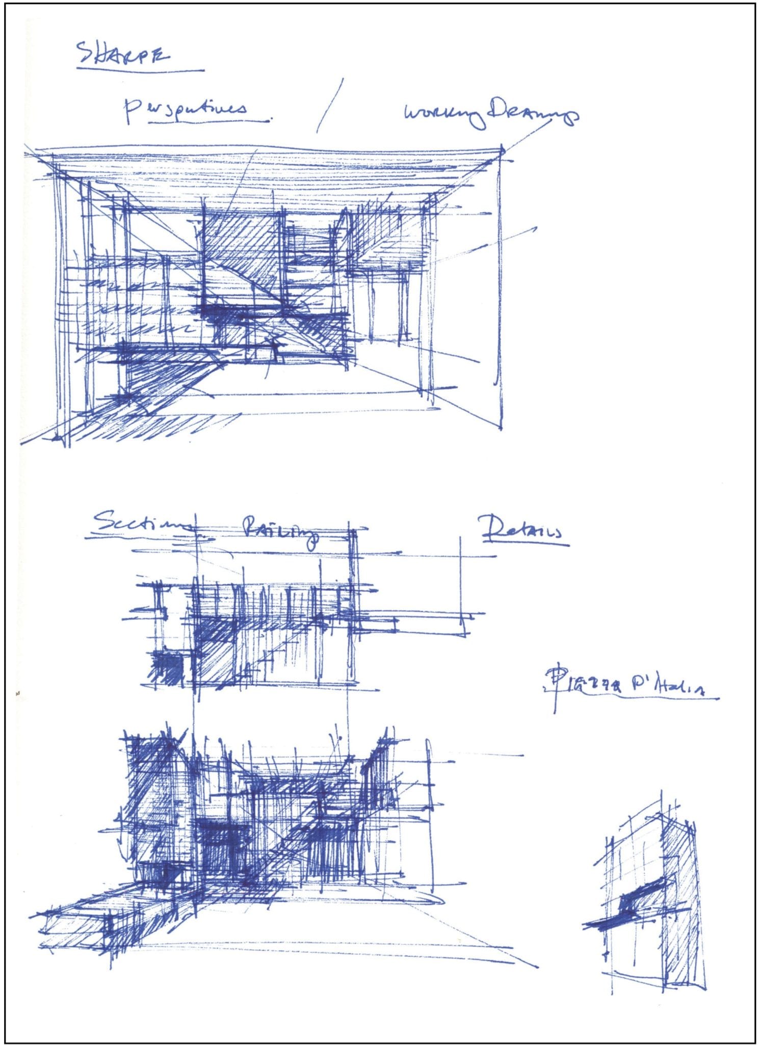 Design Process Sketches - Paul Lukez Architecture